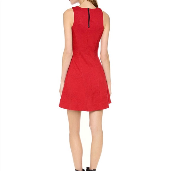rag & bone | Dresses | Rag Bone Red Ribbed Dress | Poshmark